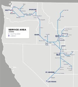 Route Map | Salt Lake Express